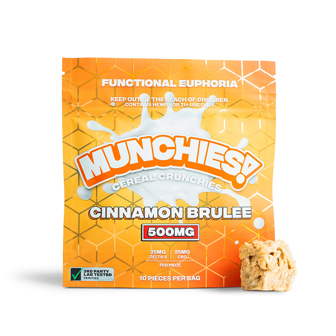 Cereal Edibles | Premium THC + CBD Edibles - Cinnamon Brulee / 1 pack | Munchies!