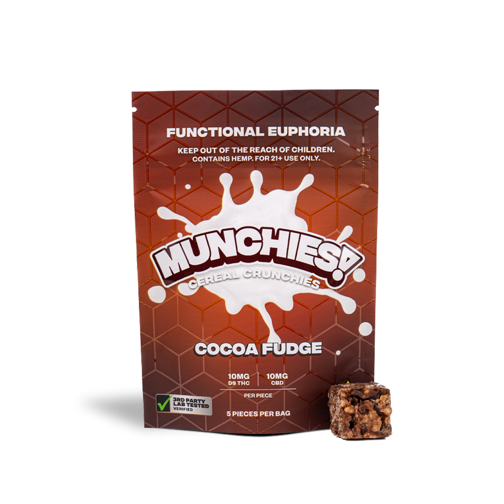 Cereal Edibles | Premium THC + CBD Edibles - Cocoa Fudge / 1 pack | Munchies!