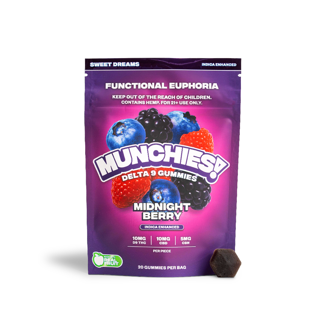 Euphoria Gummies | Lab-Tested Delta-9 THC | MUNCHIES! - Midnight Berry ...