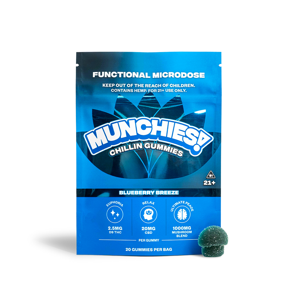 Microdose Delta-9 Gummies | Lion's Mane + THC - Chillin / 20 Piece / 1 ...