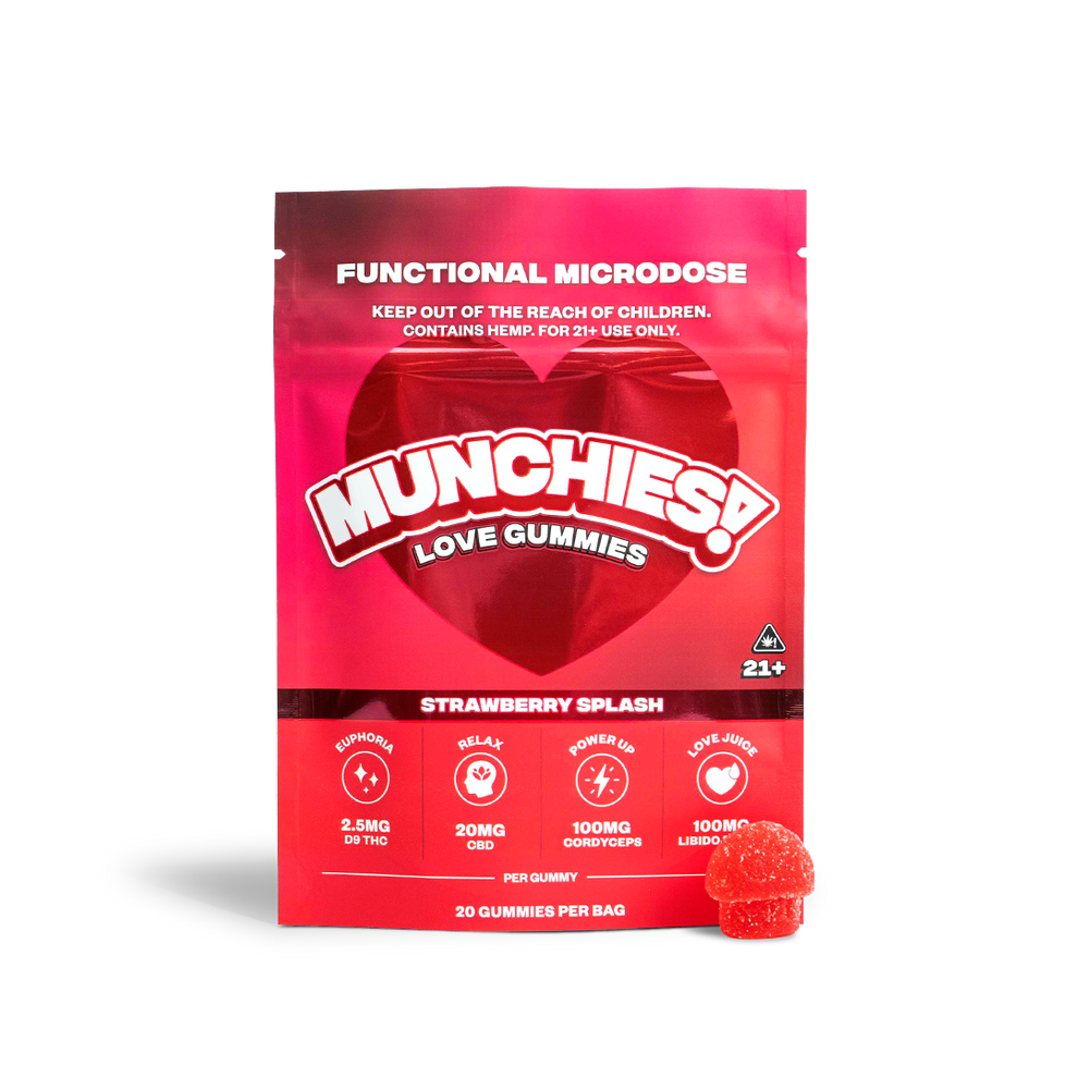 Microdose Delta-9 Gummies | Lion's Mane + THC - Love / 20 Piece / 1 ...